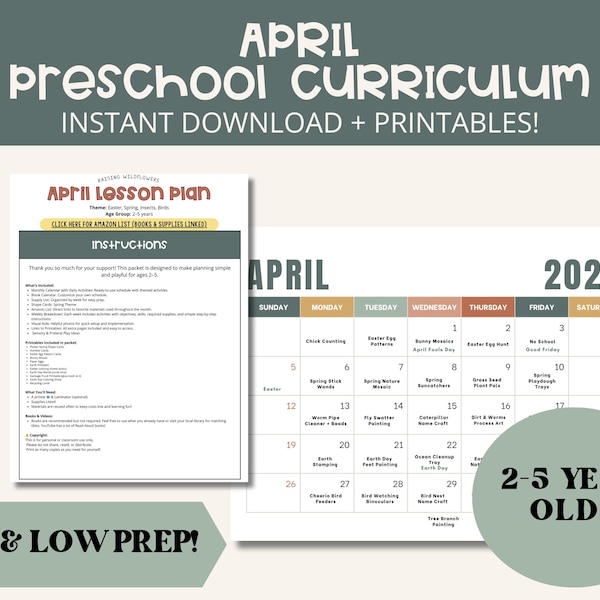 Lessons Plan for Kids - Etsy