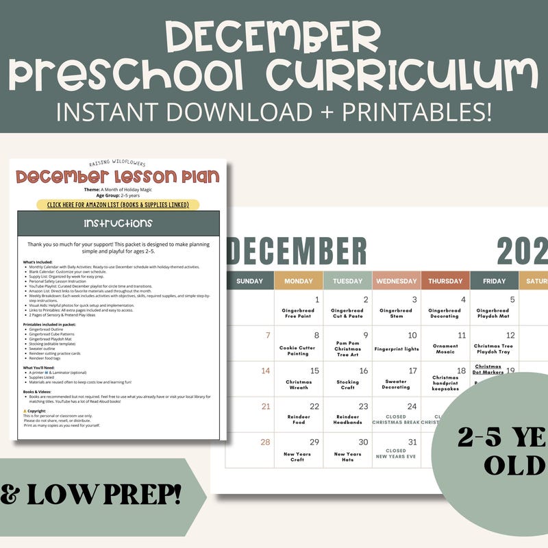 Year Lesson Plans - Etsy