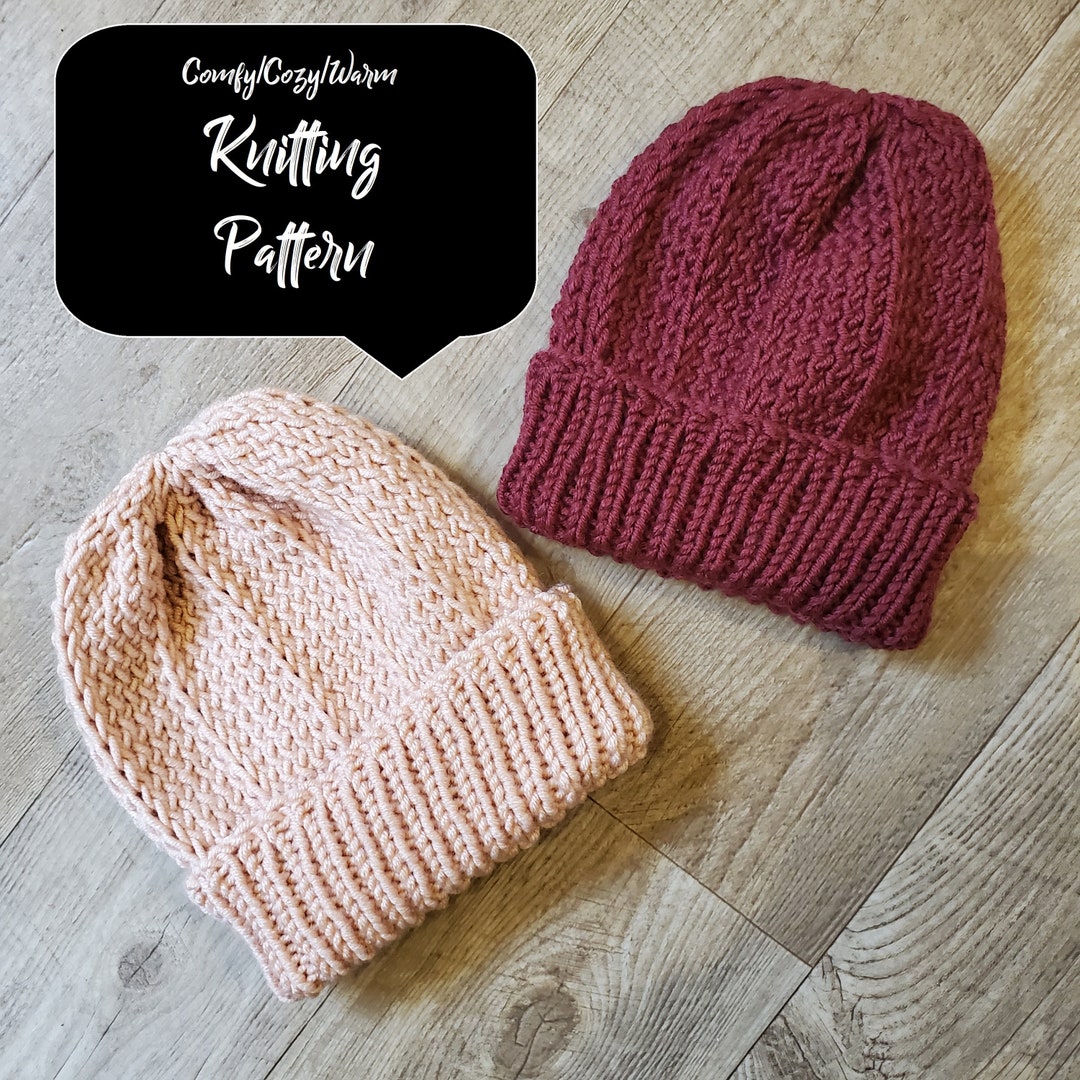Northern Gale Beanie Knitting Pattern ONLY - Etsy