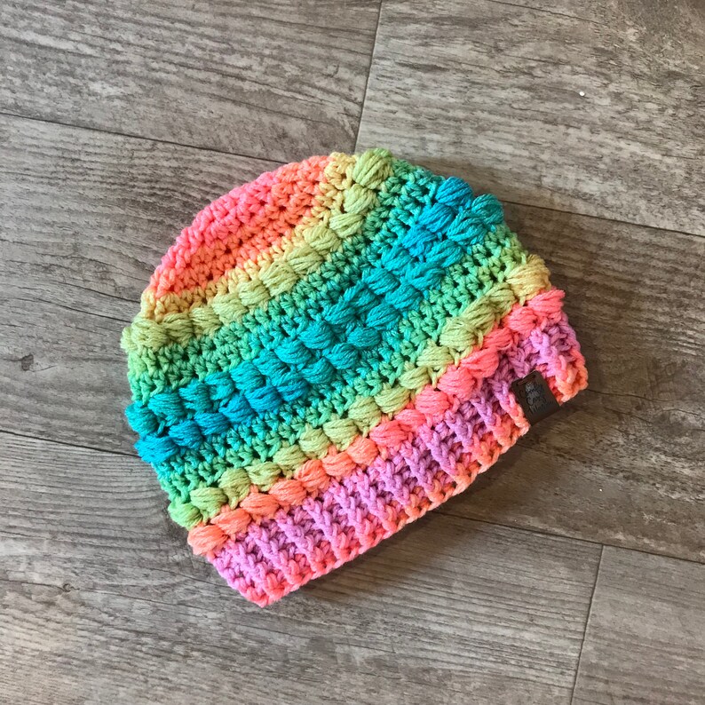 Quinn Beanie & Messy Bun Hat crochet PATTERN ONLY child | Etsy
