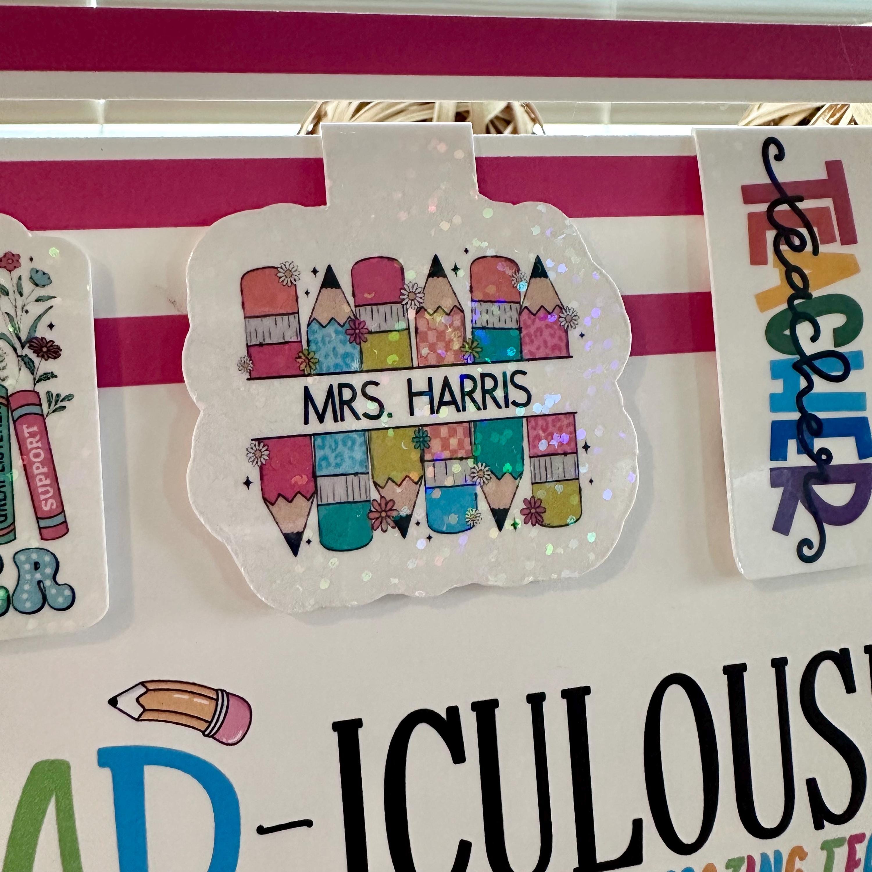 Personalized Teacher Gift | Teacher Appreciation Card | Bookmark Gift ...