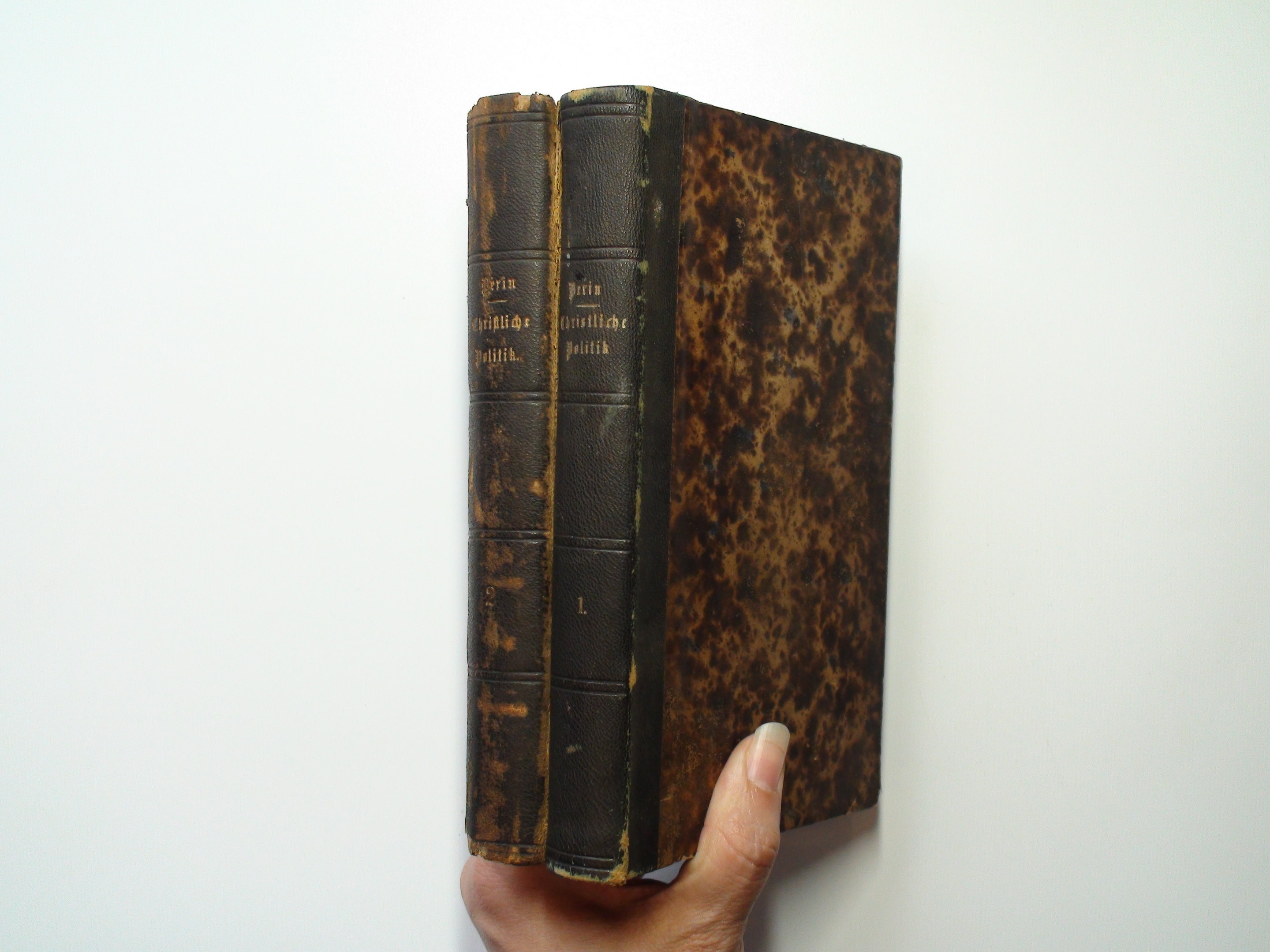 Christliche Politik, Charles Perin, in 2 Vol, German Language, Scarce ...