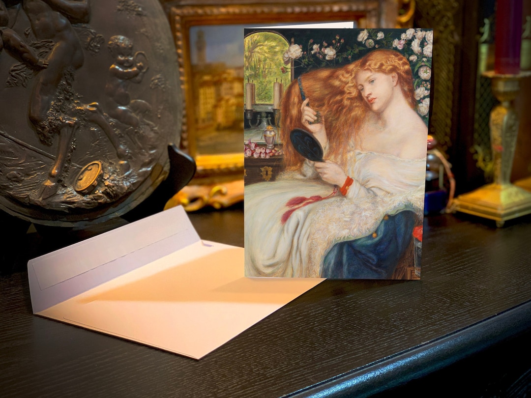 Lady Lilith by Dante Gabriel Rossetti, Set of Everyday Greeting Cards ...
