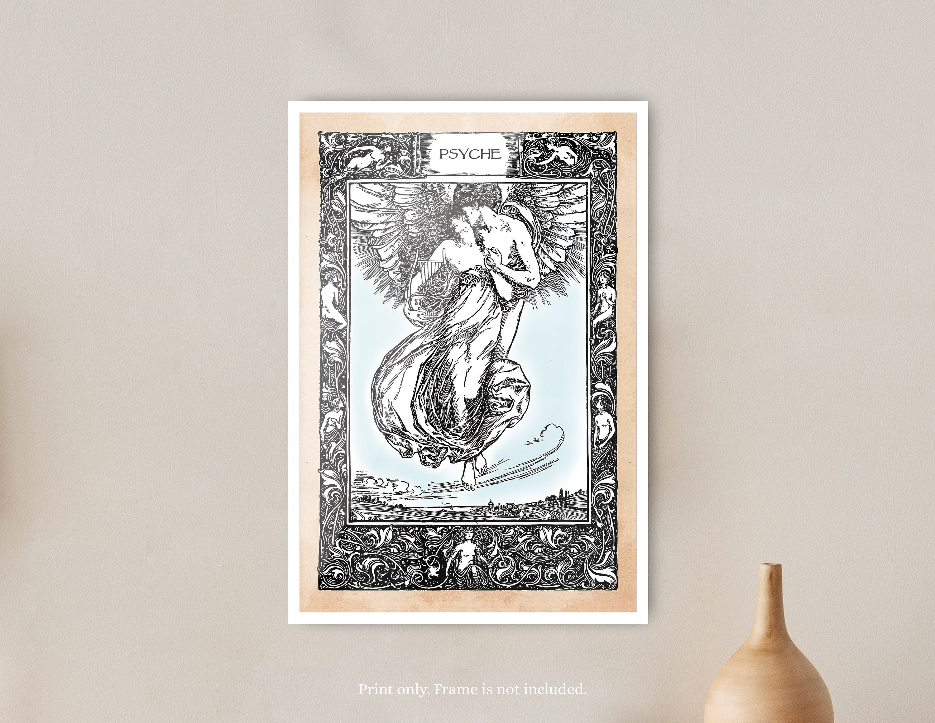 Cupid and Psyche Poster Professionally Printed on Ethically - Etsy