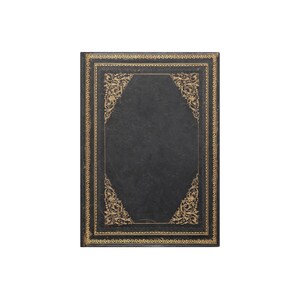 Gilded Era Black Book, Dark Academia, Hardcover Lined Journal With 150 ...