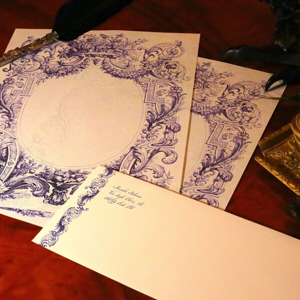 Crown Stationery - Etsy