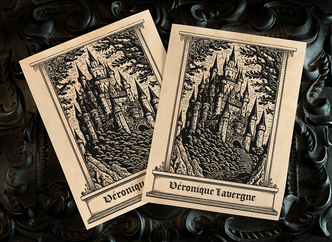Fantasy Castle, Personalized Ex-libris Bookplates, Crafted on ...