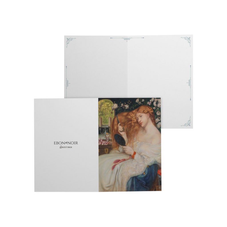 Lady Lilith by Dante Gabriel Rossetti, Set of Everyday Greeting Cards ...