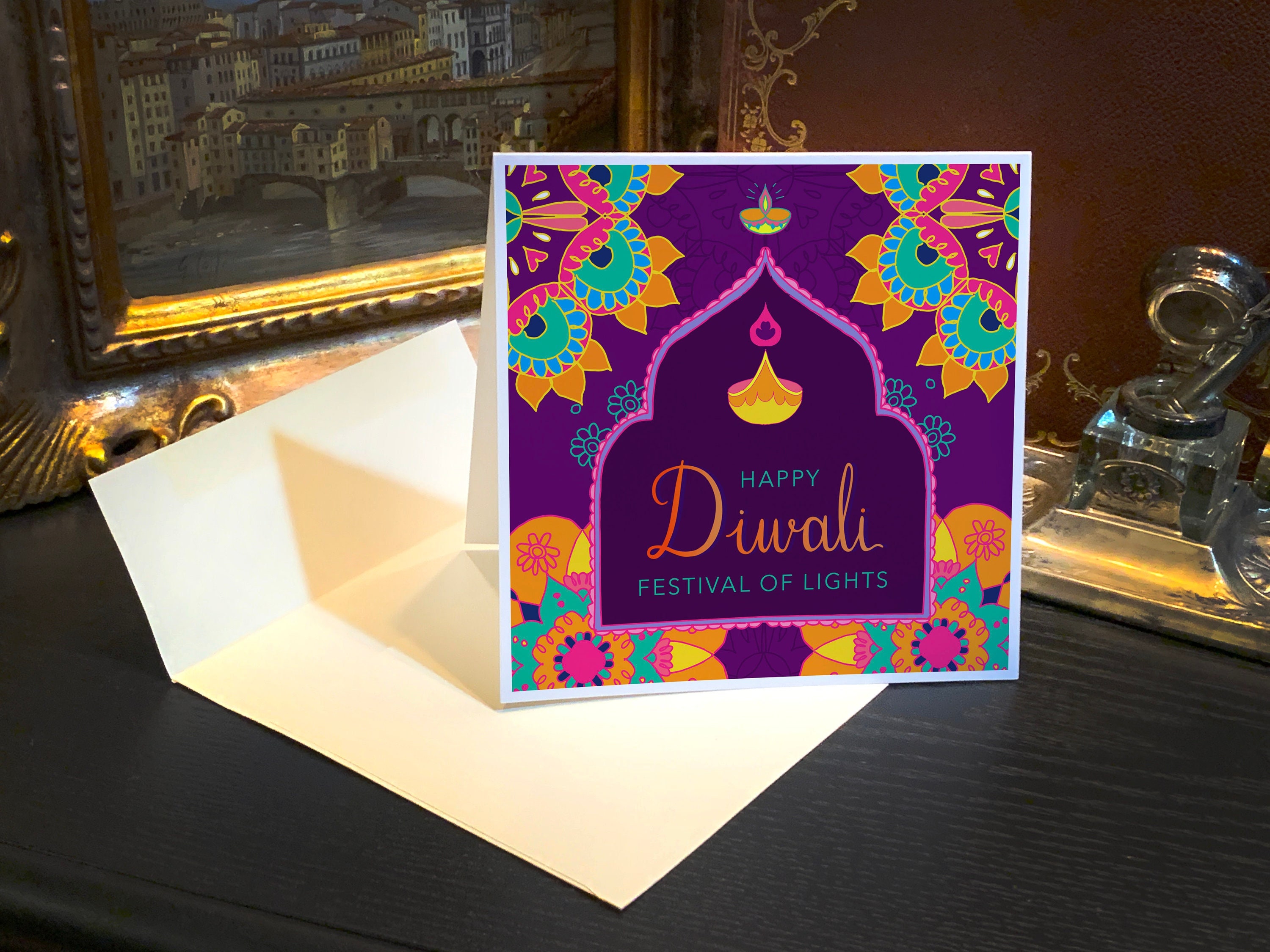 Diwali Festival Greeting Cards