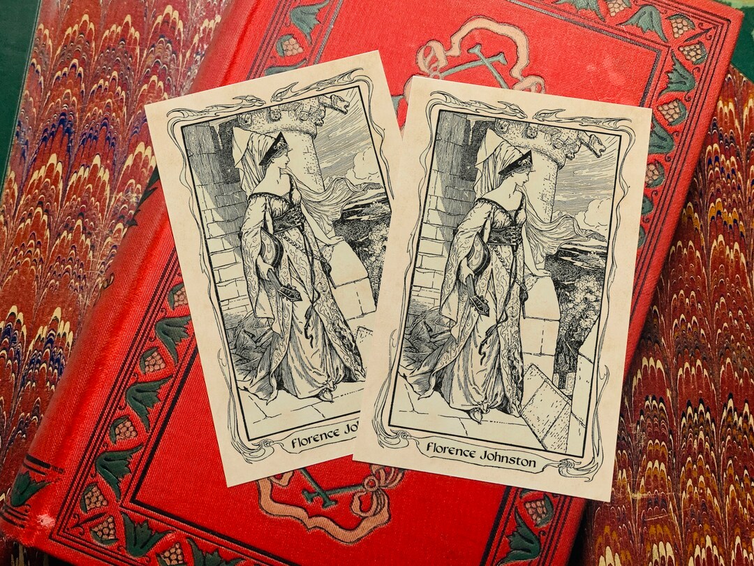 Princess Bard Personalized Ex-libris Bookplates Crafted on - Etsy