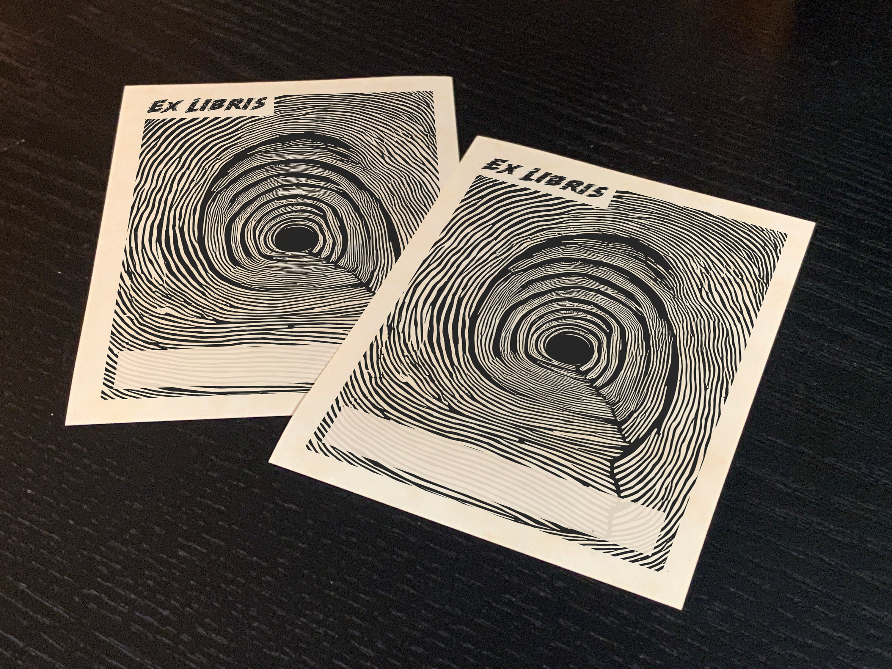 Rabbit Hole Personalized Ex-libris Bookplates Crafted on - Etsy