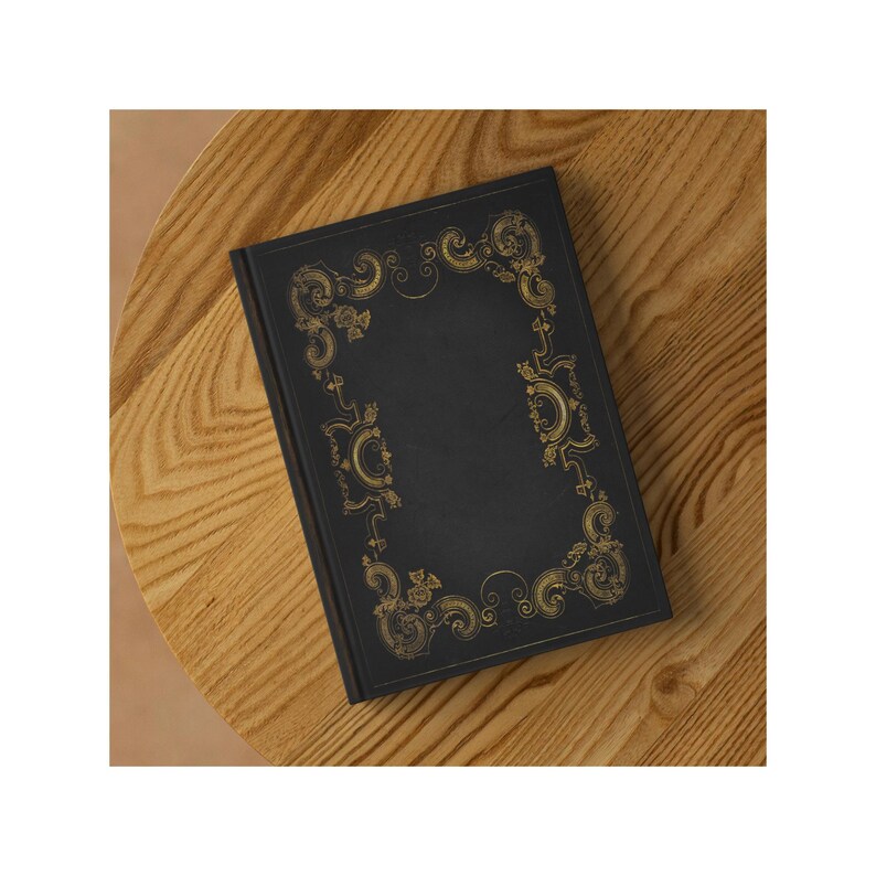 Noir and Arum, Dark Academia Hardcover Lined Journal With 150 ...