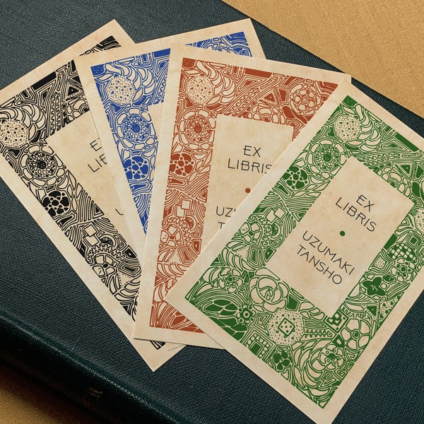 Gummed Bookplates - Etsy