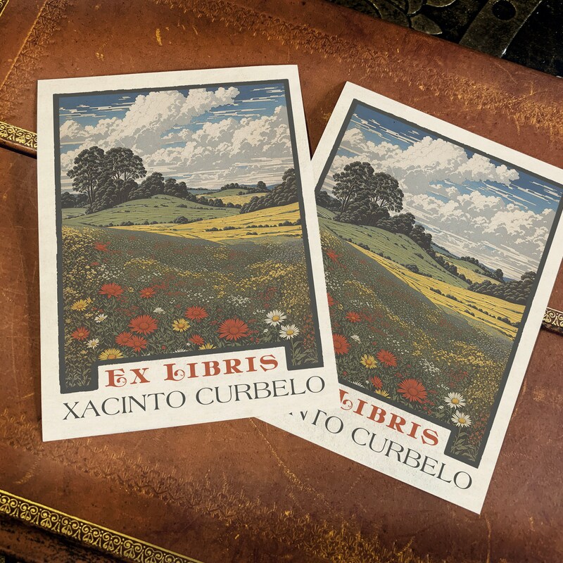 Custom Bookplates - Etsy