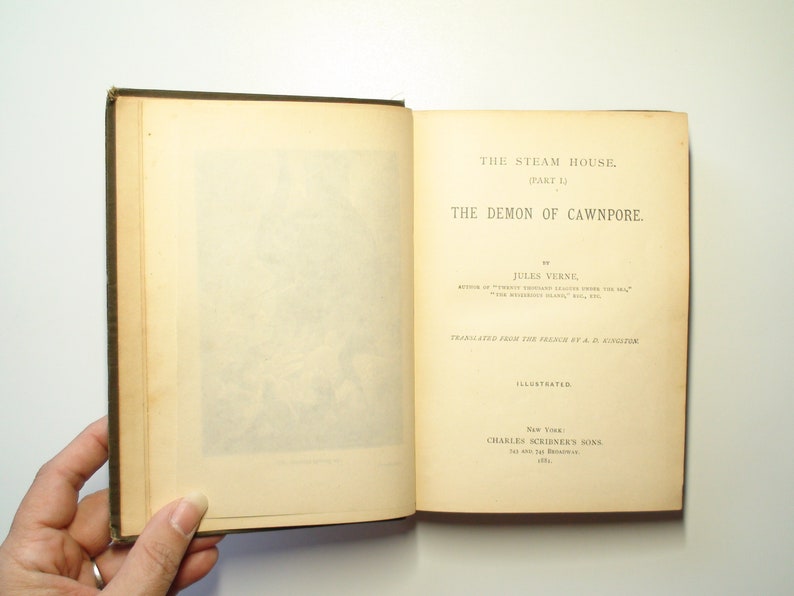 The Demon of Cawnpore, Jules Verne, 1881, Illustrated, Steam House Part ...