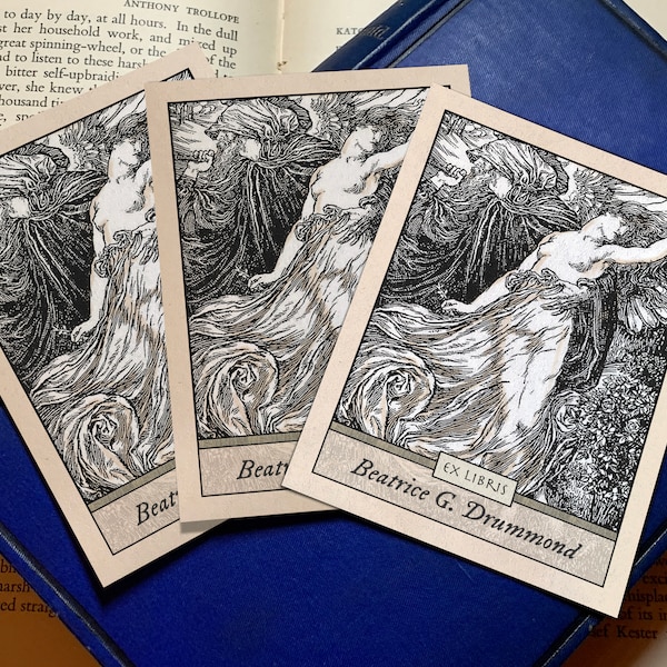 Gummed Bookplates - Etsy