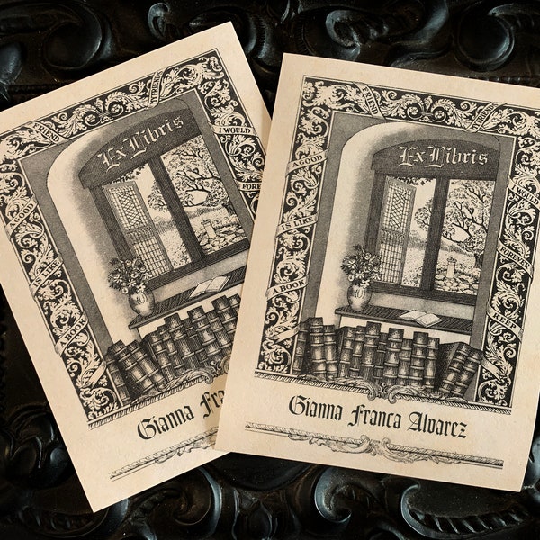 Ex Libris Bookplates - Etsy