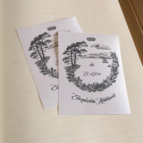 Gummed Bookplates - Etsy