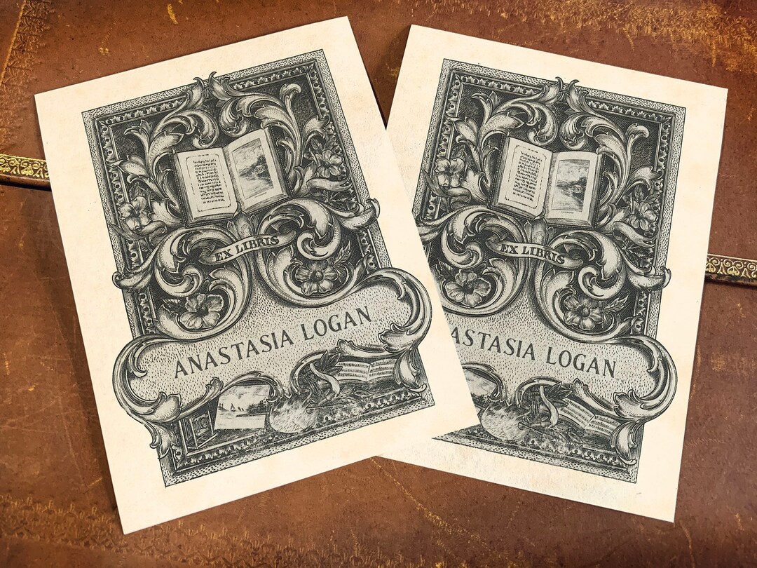 Artistic Renaissance, Personalized Ex-libris Bookplates, Crafted on ...
