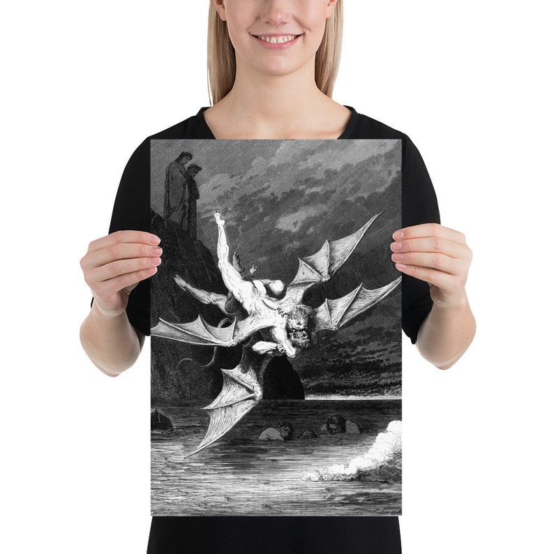 Dante's Inferno, Canto XX, Illustrated by Gustave Dore, Premium Poster ...