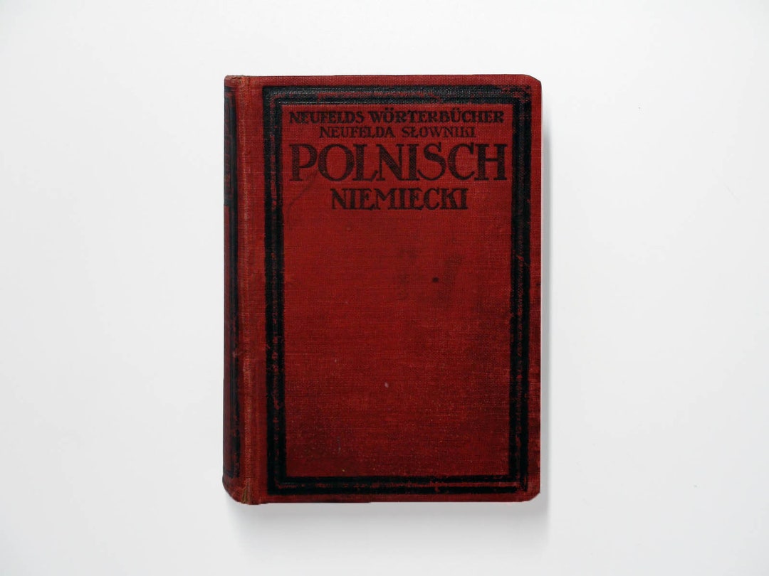 Dutch and Polish Vintage Dictionary, Neufelds Worterbucher, Peter ...