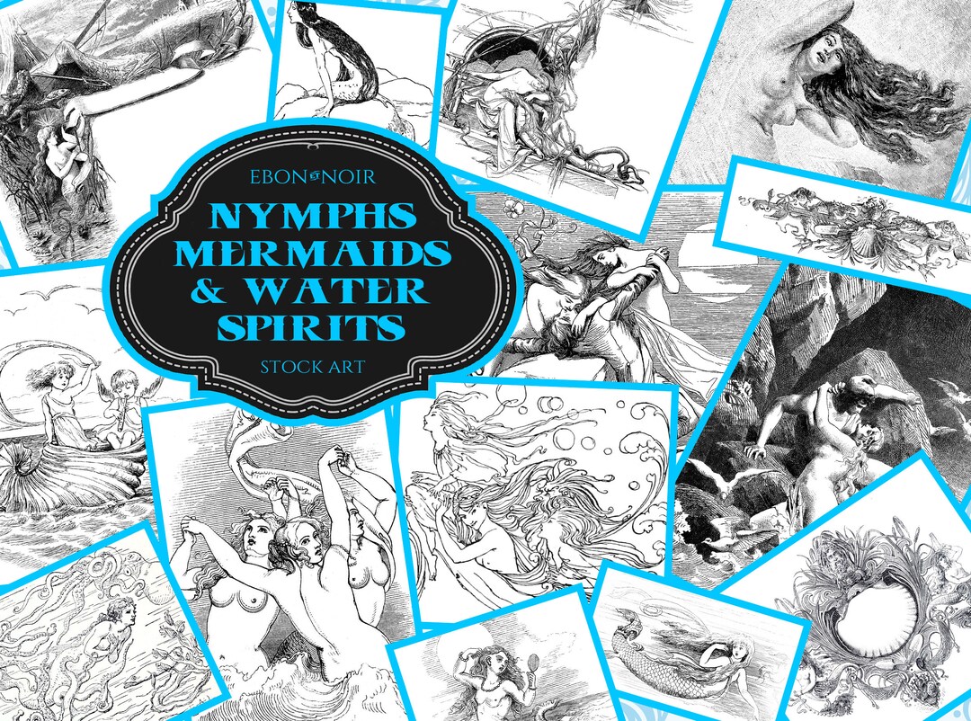 32 Images of Victorian Mermaids, Sirens, Nymphs, and Water Spirits ...