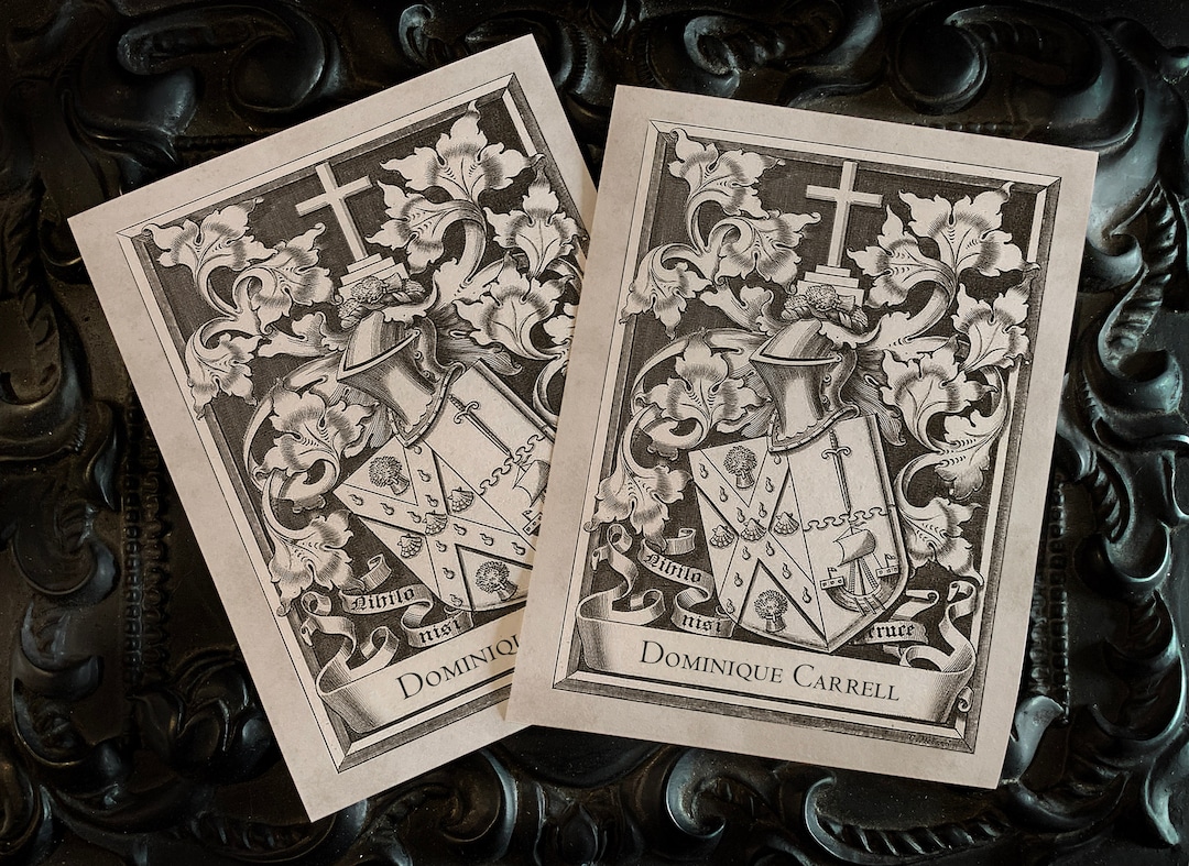Nothing but the Cross, Personalized Christian Ex-libris Bookplates ...