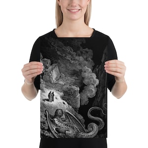 Dante's Inferno, Canto XVII, Illustrated by Gustave Dore, Premium ...