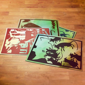 17 Fable Silhouettes, SVG Vector Format and PNG, Digital Download ...