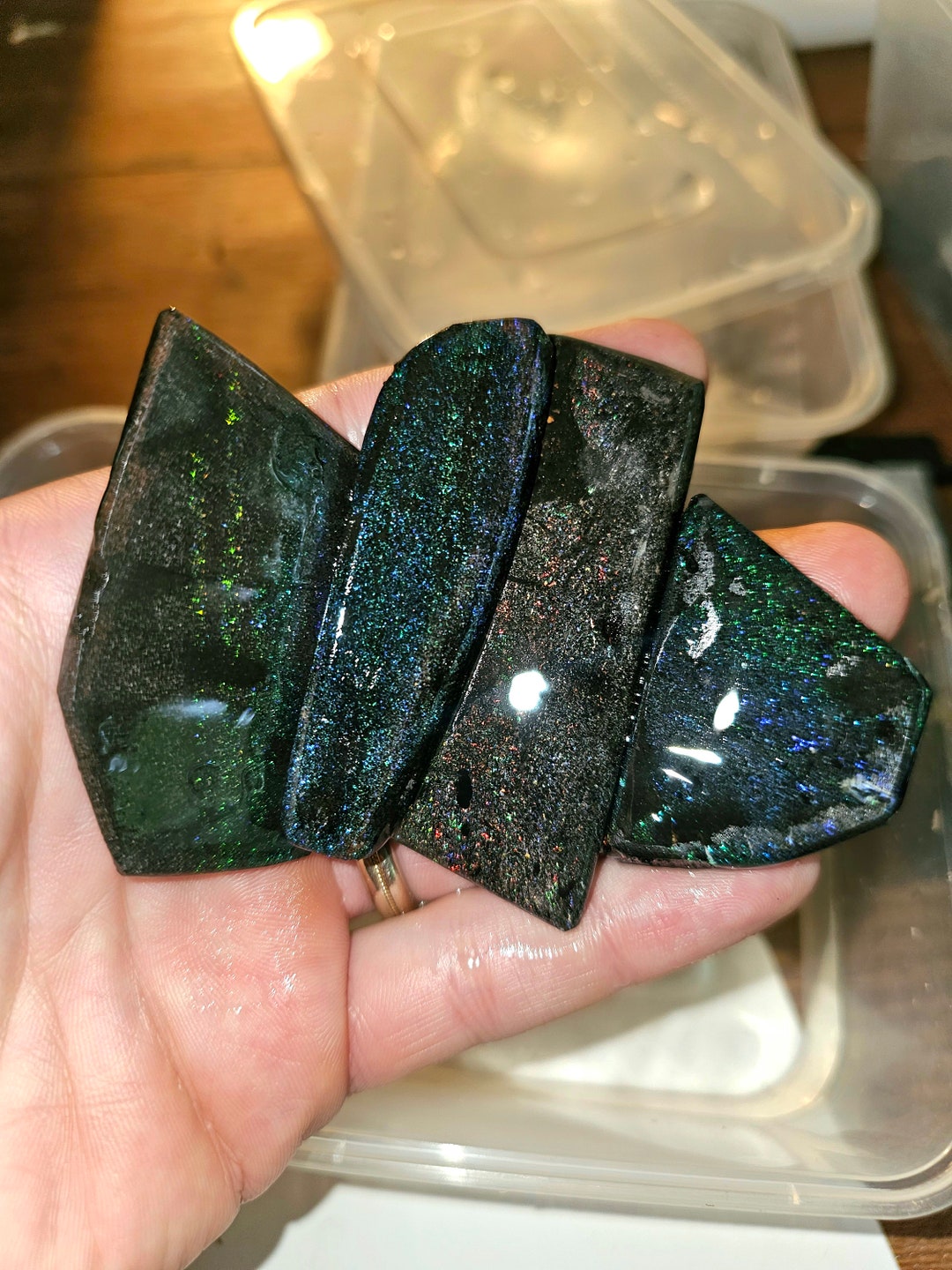 Fairy Opal Parcel of Rubs Four Beautiful Australian Fairy Opalsfor22 - Etsy