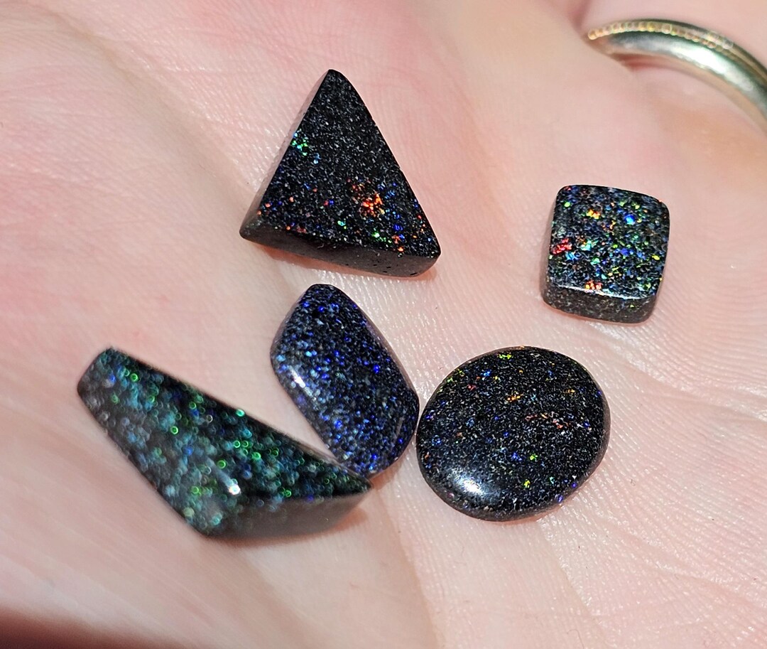 5 X Assorted Quality Fairy Opals From Queensland Australia 12cts ...
