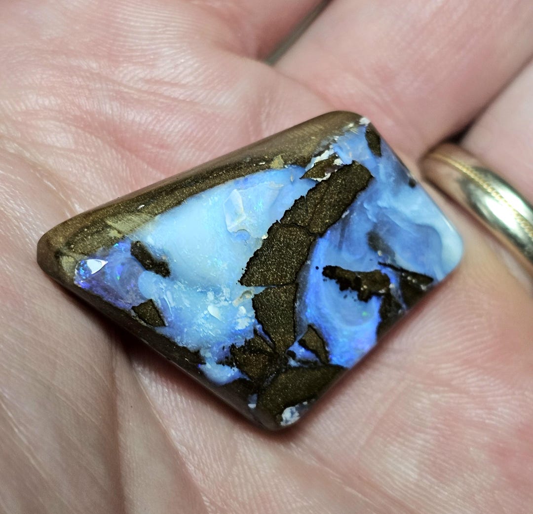 Blue Boulder Opal! (WQ39) - Etsy