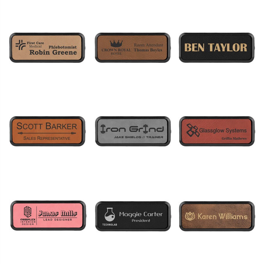 Custom name tags, office name tag, custom logo name tag, church name ...