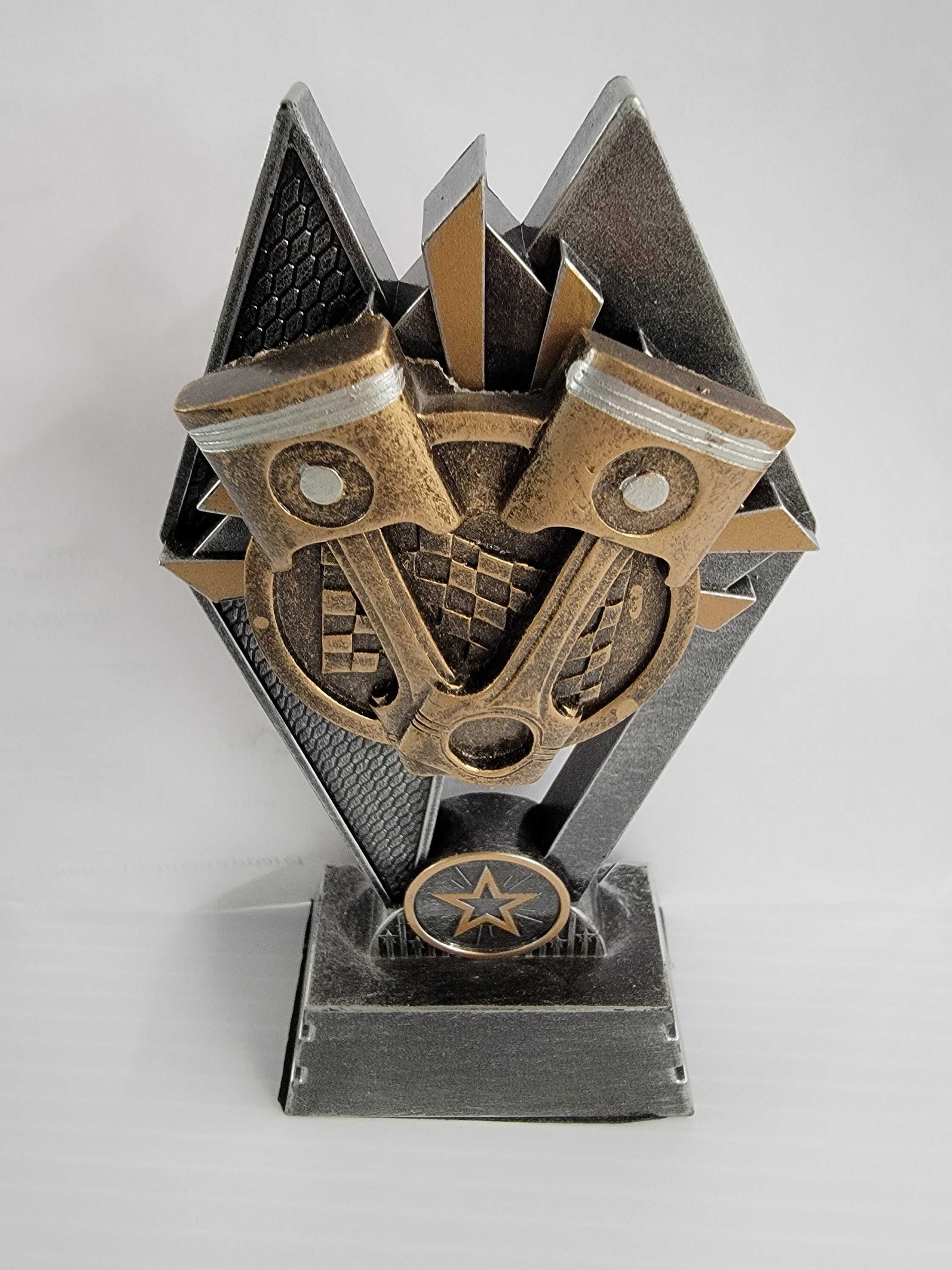 Piston Car Show Trophy, Personalized Auto Award - Etsy