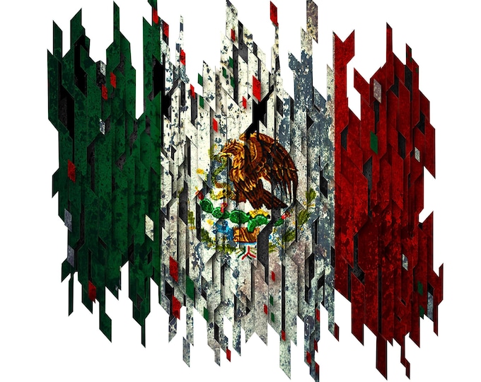 Mexico Flag Decal, Full Color Mexico Flag, Flag Car Decal, Mexico Pride ...