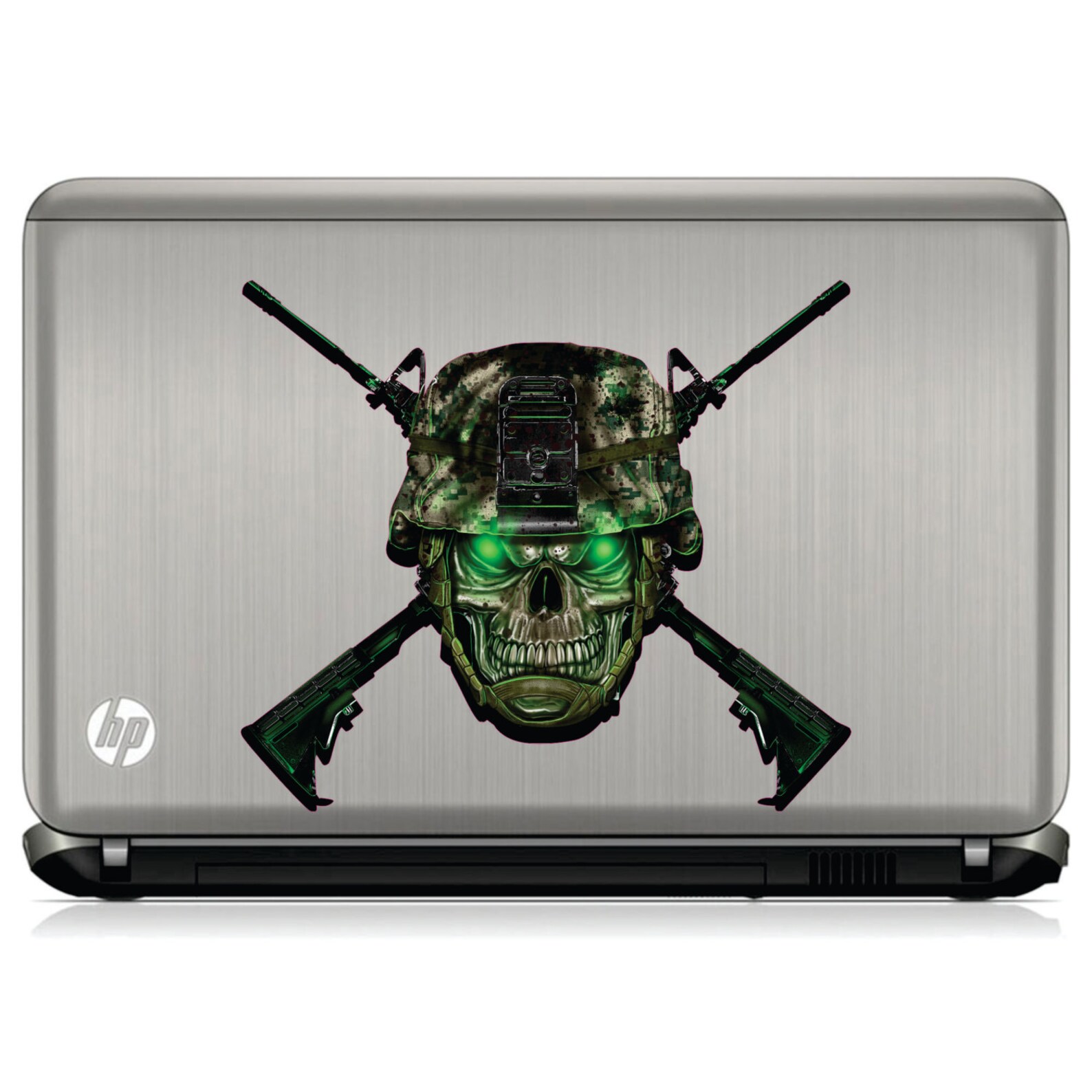 Skull and Gun Decal Full Color Military Decal Skull Car - Etsy