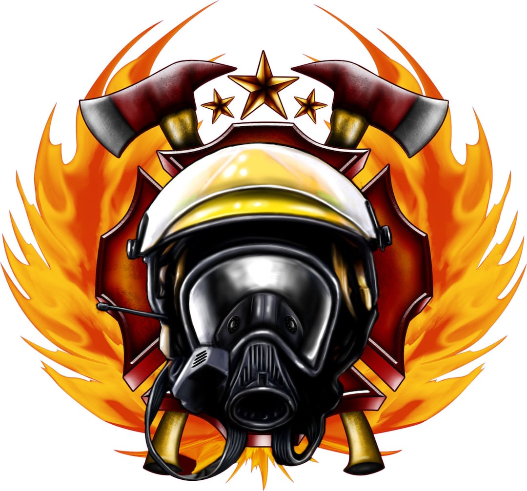 Fire Department Decal, Full Color Fire Department Support Decal, FD ...