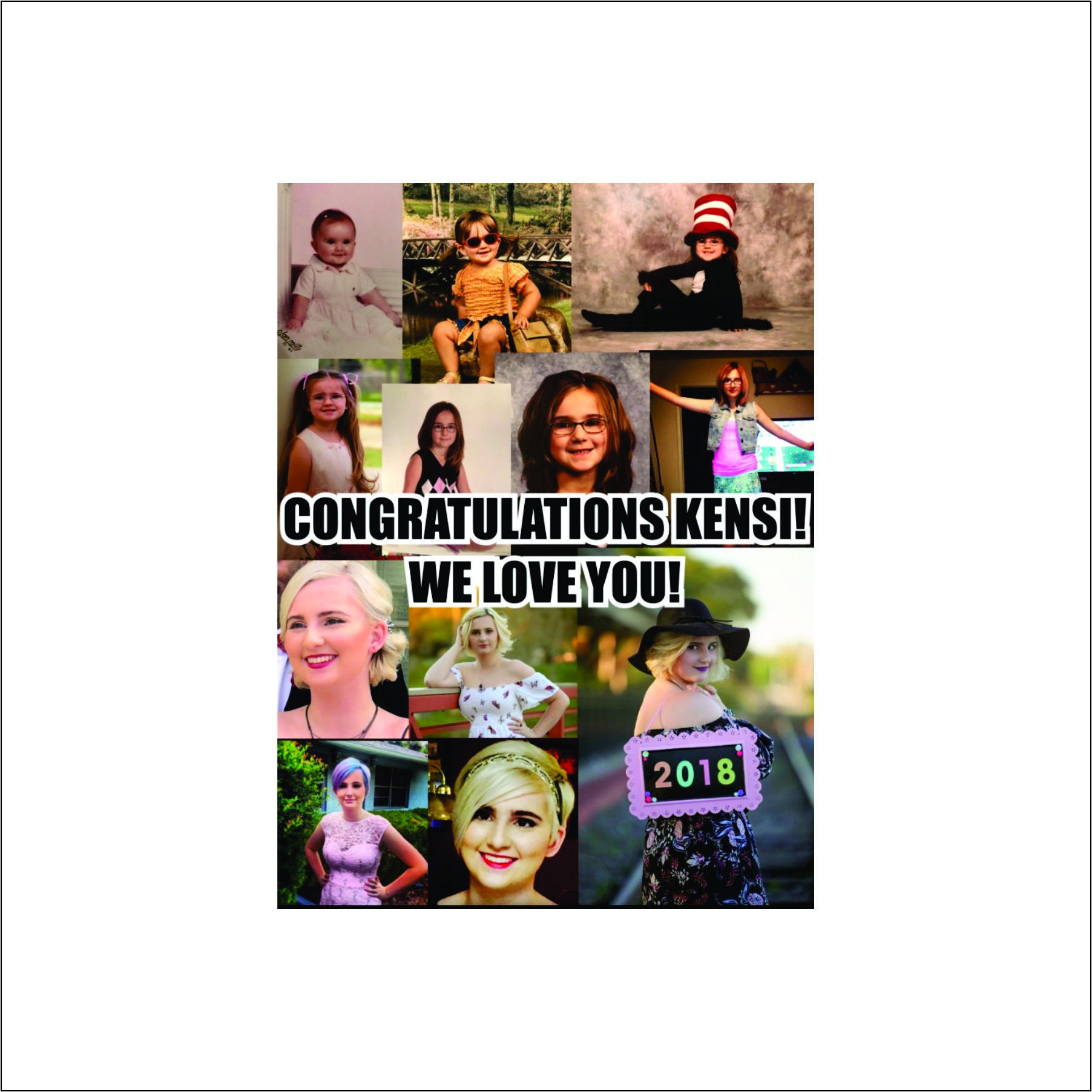 3x4 Custom Banner, Full color banner, Senior Banner, Sports League ...