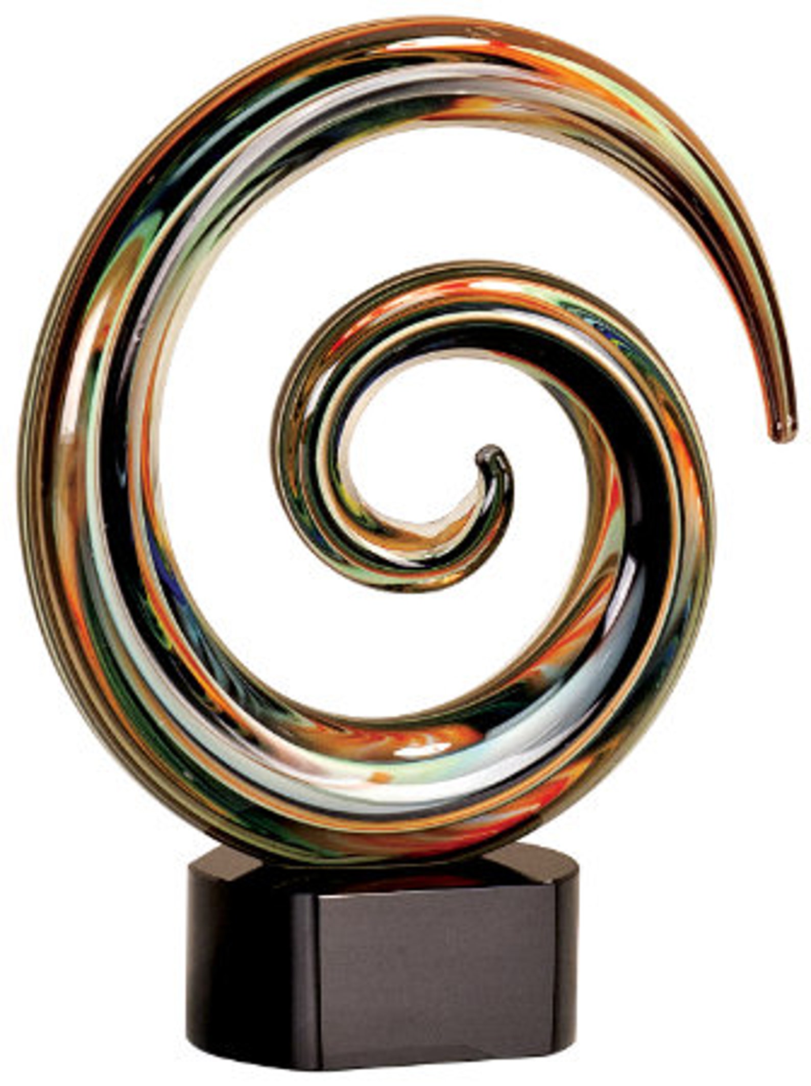 Swirl Art Glass Hand Blown Glass Swirl Blown Glass - Etsy