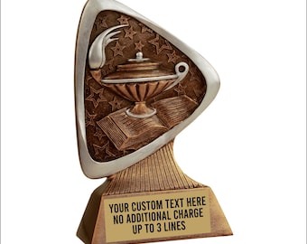 Lamp of Knowledge Trophy - Etsy