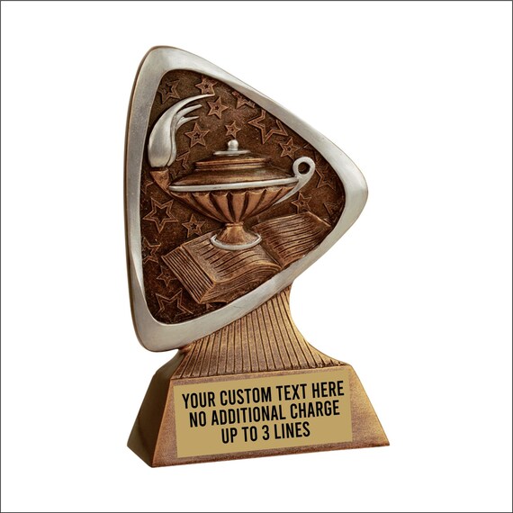 Lamp of Learning Award Lamp of Knowledge Trophy Education - Etsy