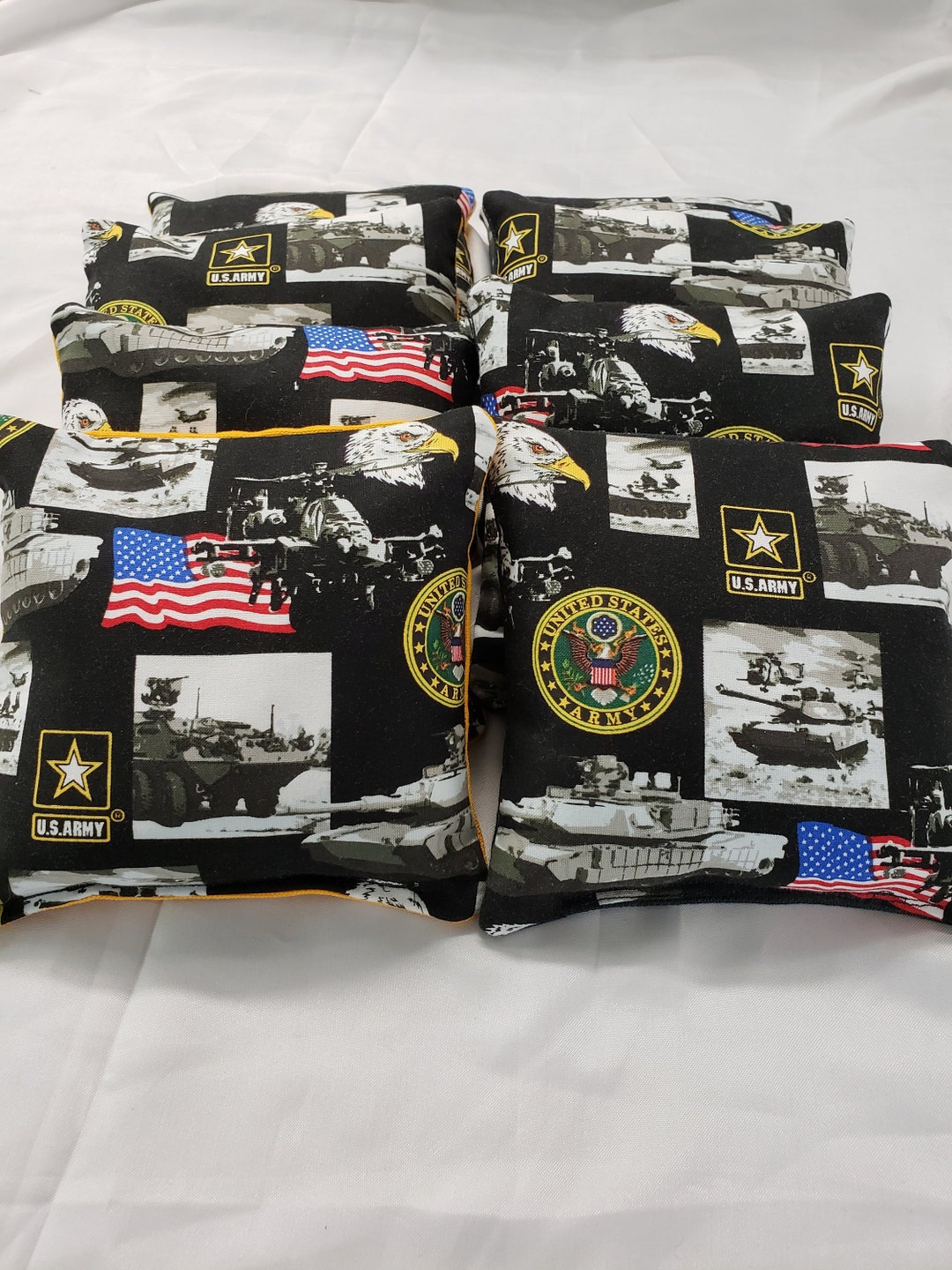 Army Corn Hole Bags, US Army Corn Hole Bag, Bean Bag Toss, Custom Bean ...