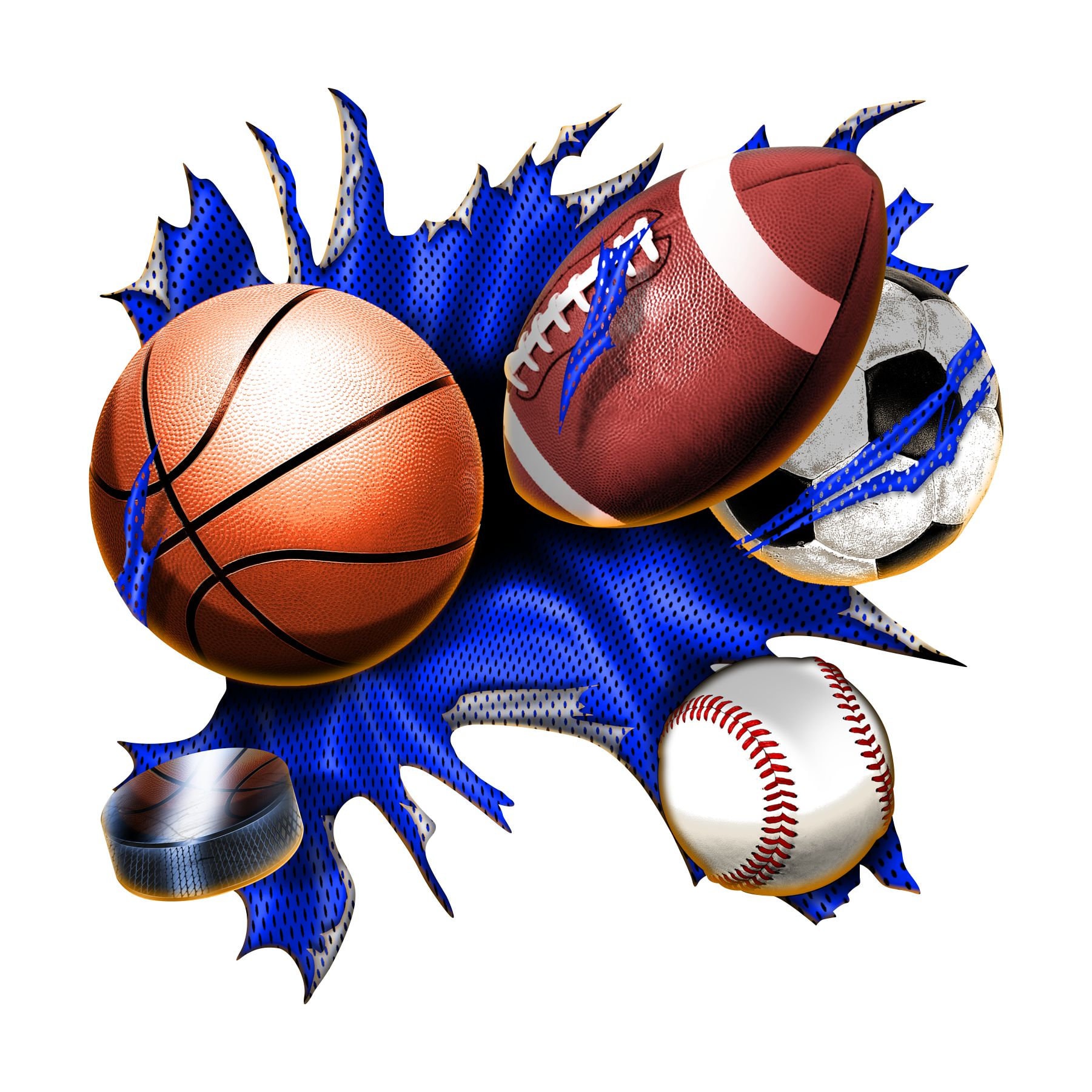 All Sports Vinyl Decal, Sport Decal, Wall Decal, Permanent Car Decal ...