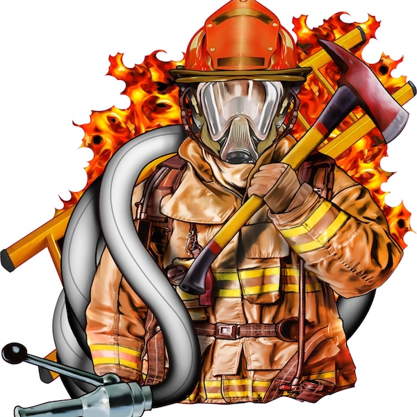 Fire Dept Decal - Etsy