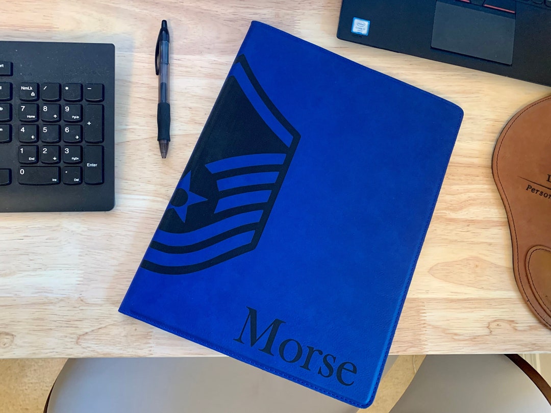 Personalized Leather Note Pad Promotion Air Force/army/navy/marine Gift ...