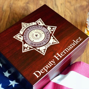 Police Department Personalized Cigar Humidor Box - Etsy