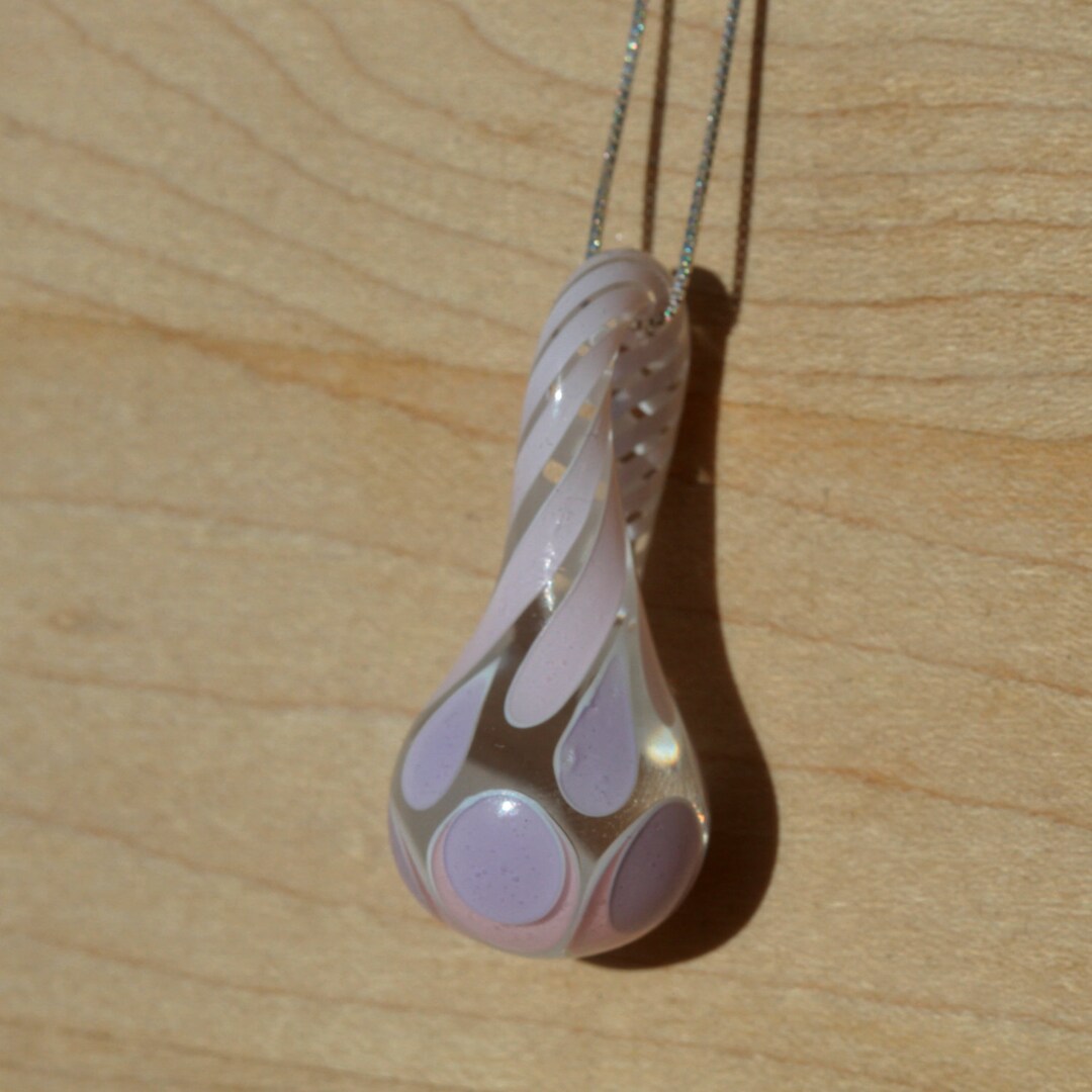 Dot Stack Drop Glass Pendant - Etsy