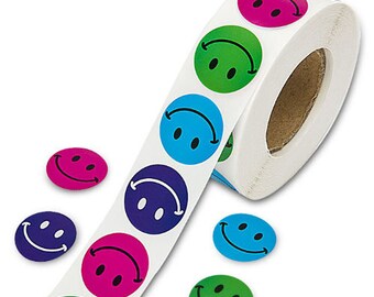Bulk Smiley Face Stickers - Etsy