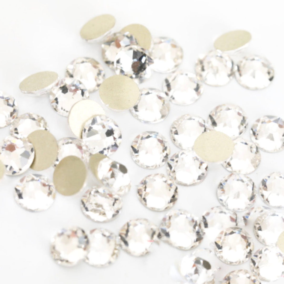 CRYSTAL Clear Ss6 Ss8 Ss10 Ss12 Ss16 Ss20 Ss30 2mm 3mm 4mm 5mm 6mm ...