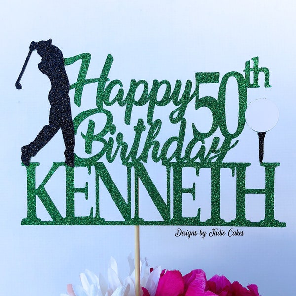 Golf Cake Topper - Etsy